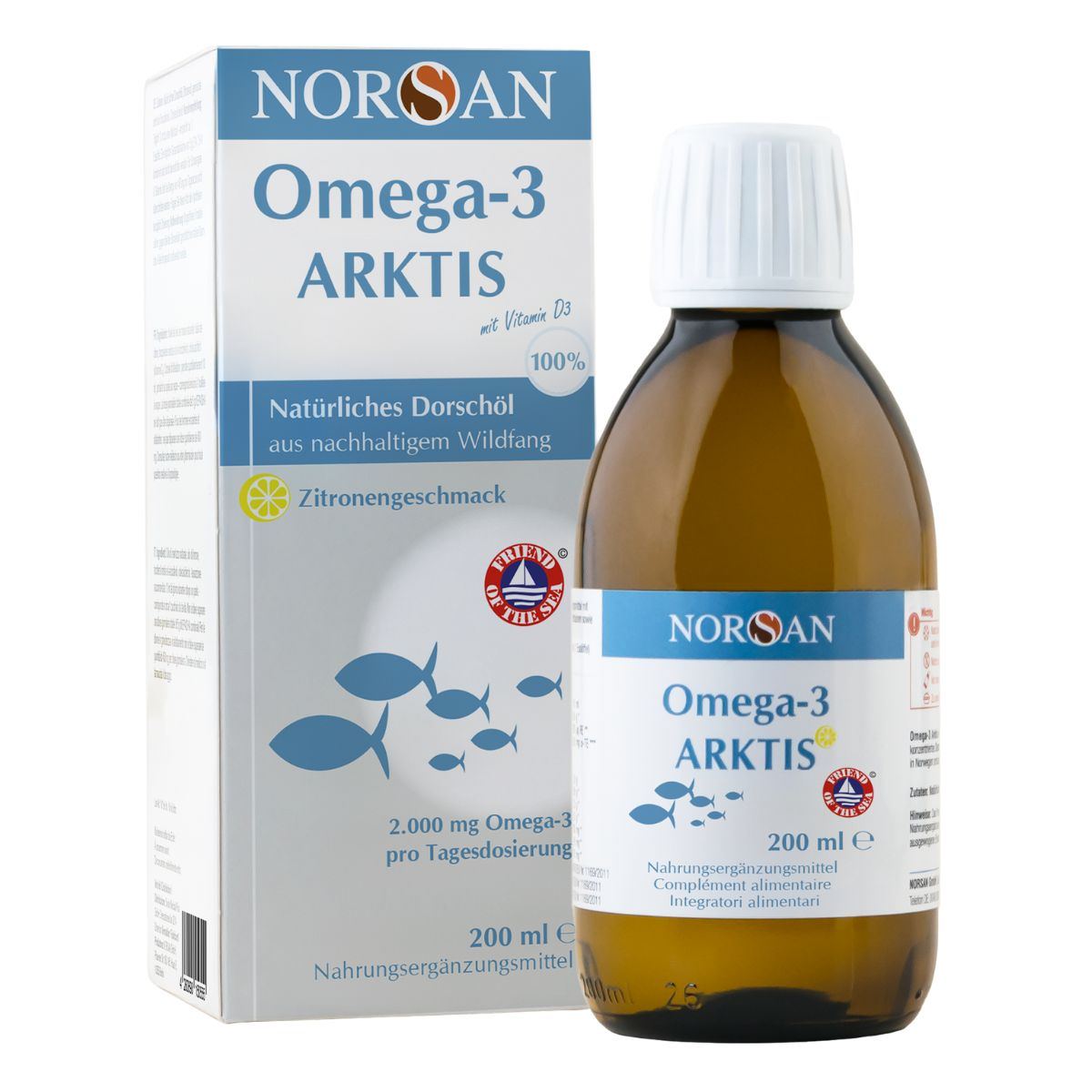 Norsan Huile Oméga-3 Arctique - Oméga 3 à partir d'huile de morue