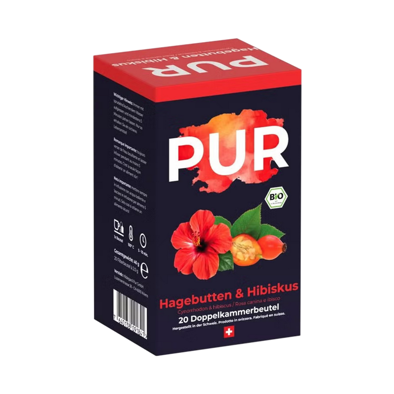 PUR Thé de cynorrhodon et d'hibiscus - Thé de fruits