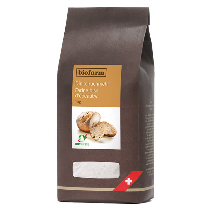 Biofarm Dinkel Ruchmehl Knospe Beutel 1 kg | Vitaminplus Online Sho...