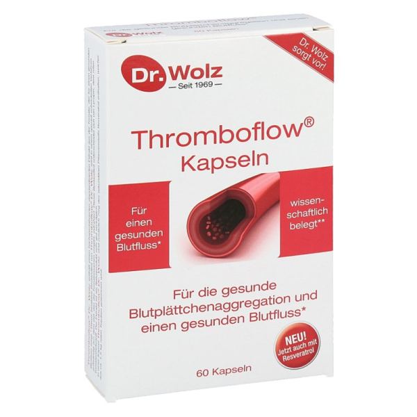 Thromboflow Dr. Wolz Kapseln 60 Stück | Vitaminplus Online Shop Sch...