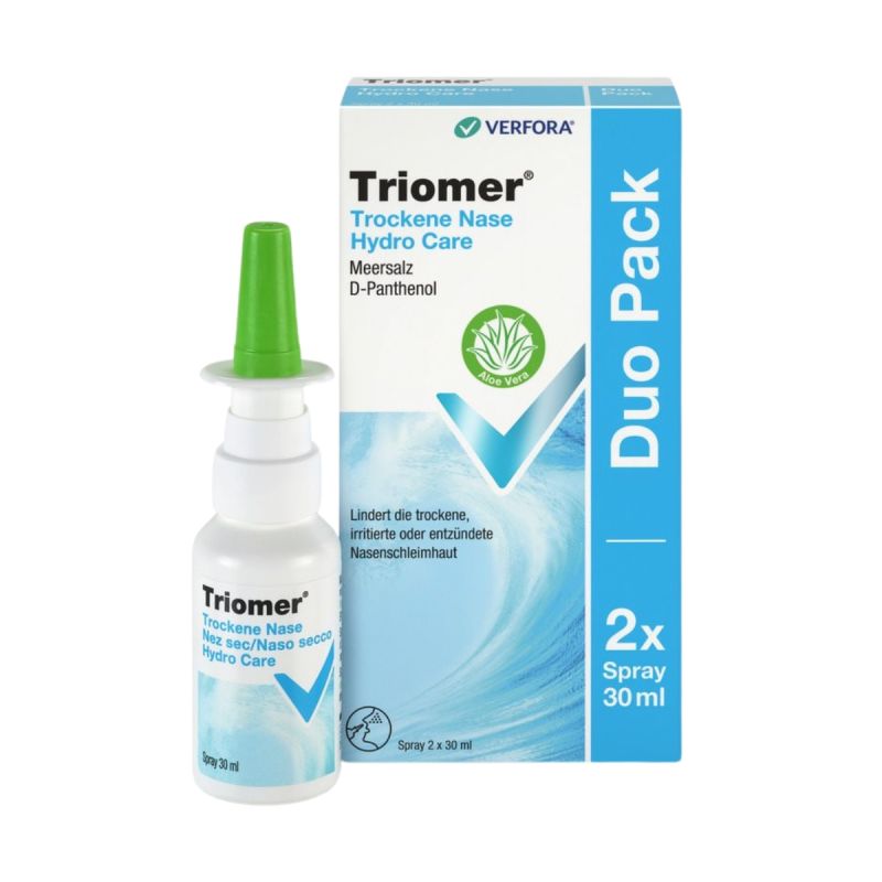 Triomer Hydro Care Trockene Nase Spray Duo Aktion - trockene Nase ...