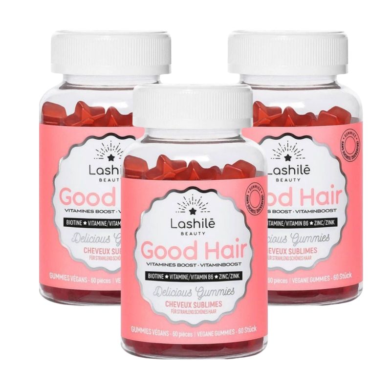 Lashilé Good Hair Gummies 3er Set - für schöne Haare - kaufen Vitaminplus