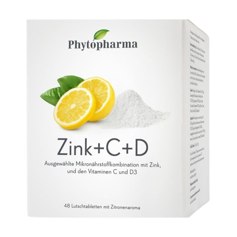 Phytopharma zinc + C + D comprimés à sucer - Une combinaison parfaite pour le système ...