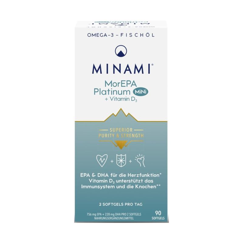 Minami MorEPA Platinum Mini Softgels - hochkonzentriert Omega-3 mit ...
