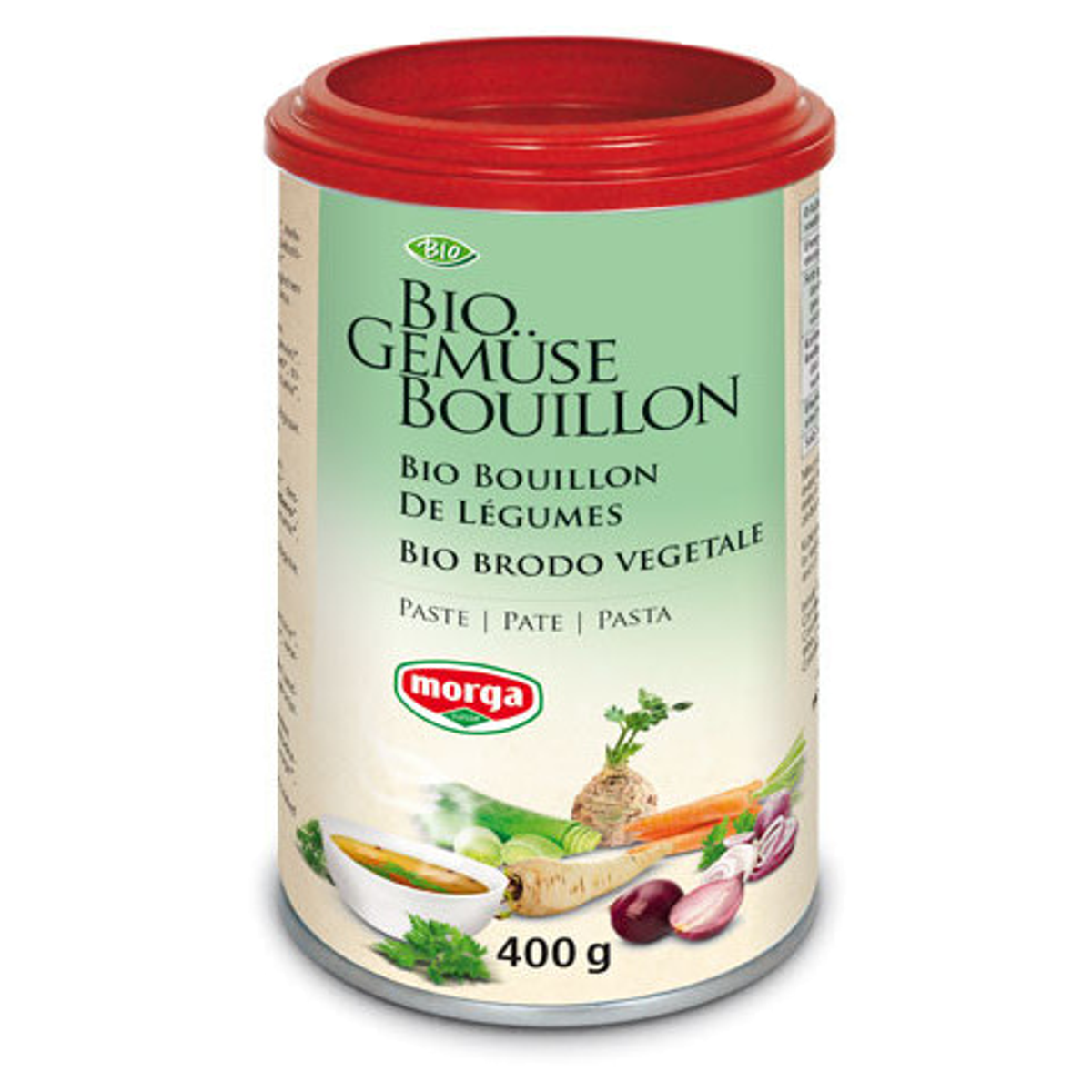 Morga Gemüse Bouillon Paste Bio Dose 400 g kaufen