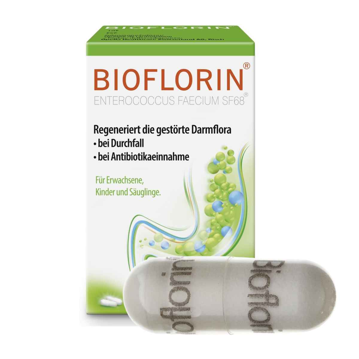 Bioflorin Kapseln – Probiotikum für eine gesunde Darmflora