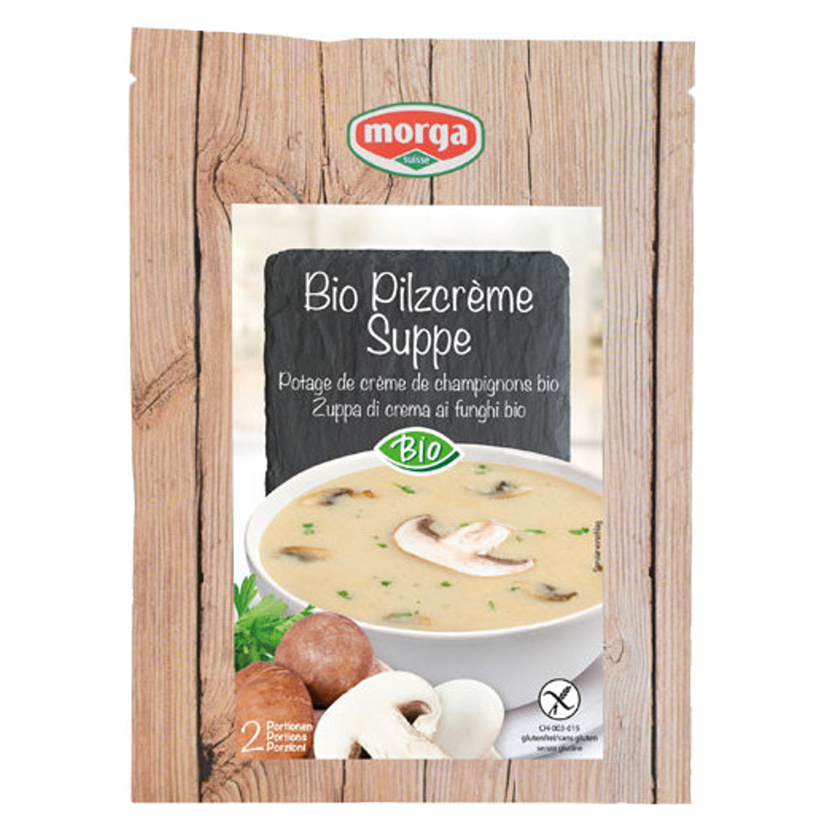 Acheter Morga Crème de champignons Soupe Bio 42 g