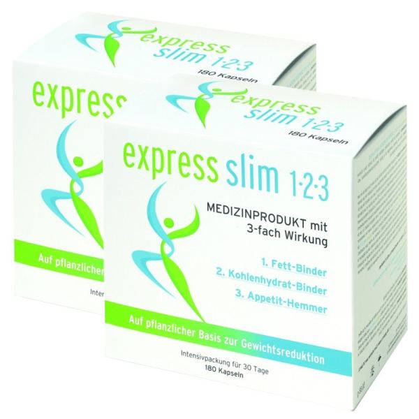 EXPRESS SLIM 1-2-3 Kapseln 2x 180 Stück | Vitaminplus Online Shop S...