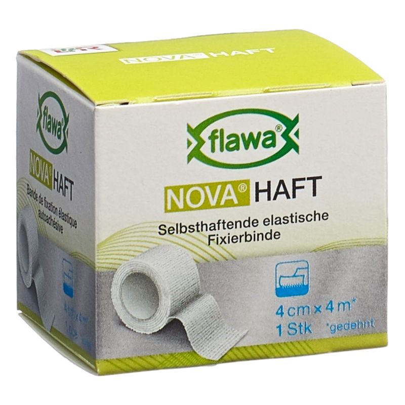 Flawa Nova Haft – Elastische, selbsthaftende Gazebinde